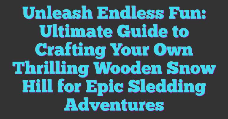 Unleash Endless Fun: Ultimate Guide To Crafting Your Own Thrilling ...